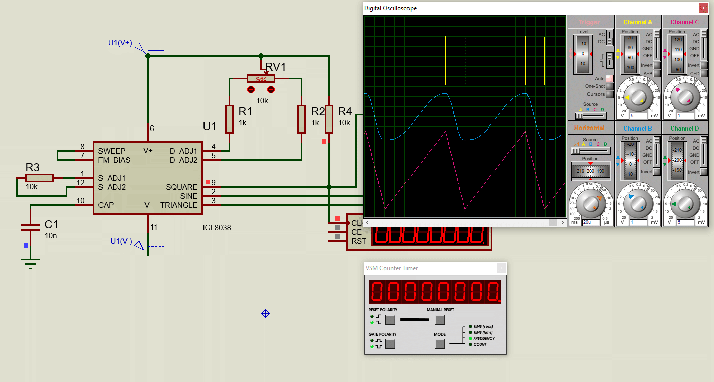 Function Generator with ICL8038 - Lab Projects BD