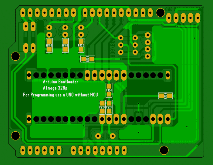 Arduino Bootloader with ICSP and zip socket - Lab Projects BD